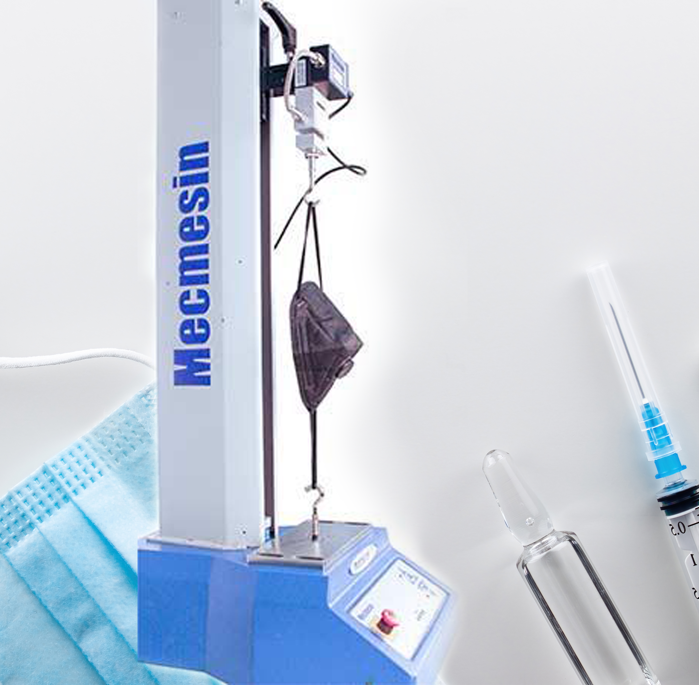 Live Demonstration - Face mask strength testing & Syringe plunger ...