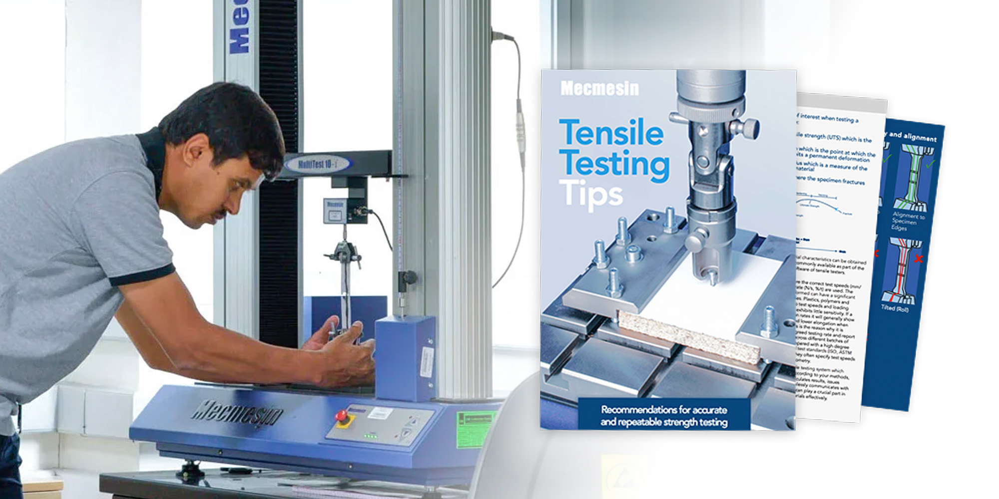 Mecmesin | Tensile Testing Tips free whitepaper Mecmesin | Tensile Testing Tips free whitepaper